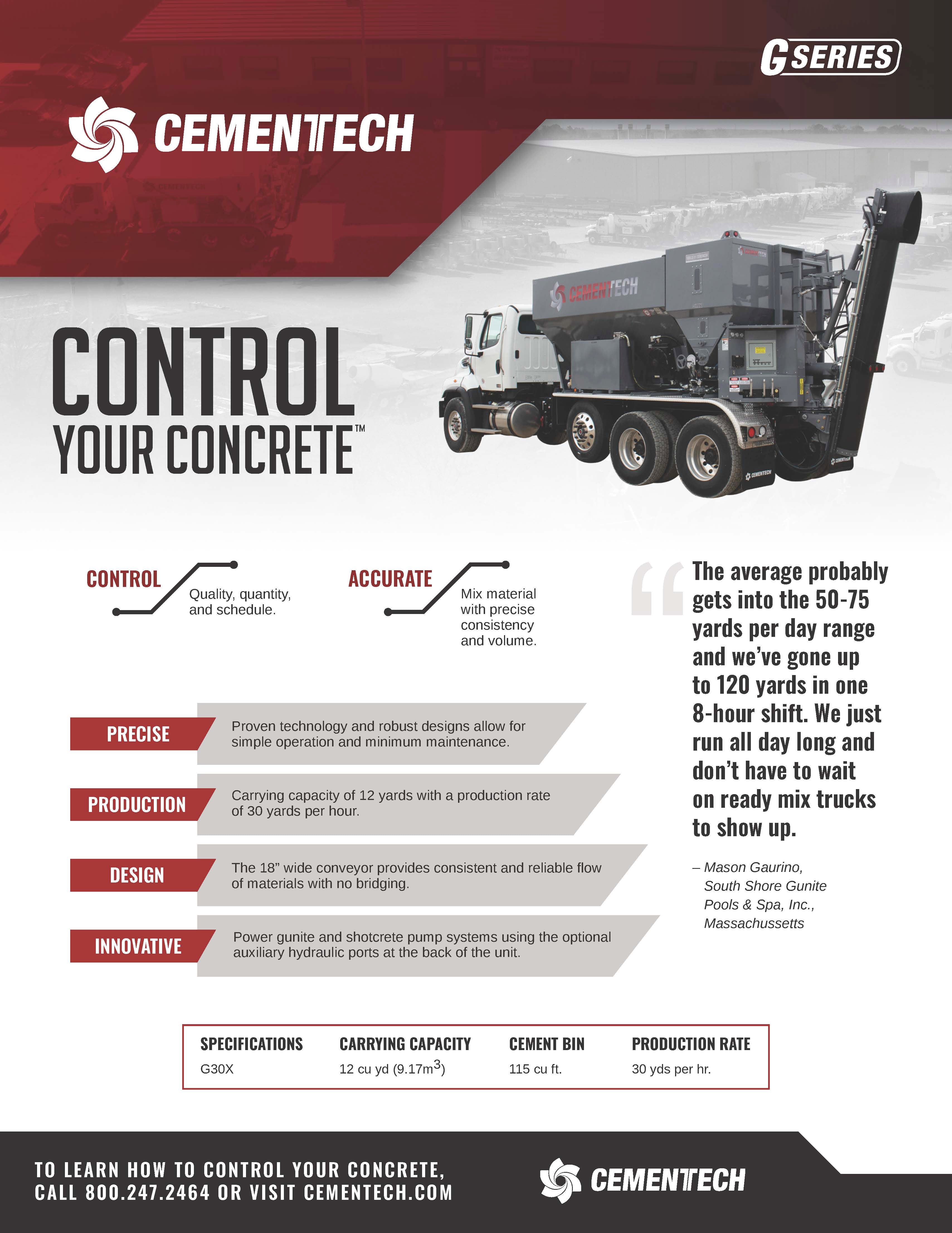 Flyer: G Series – Cemen Tech